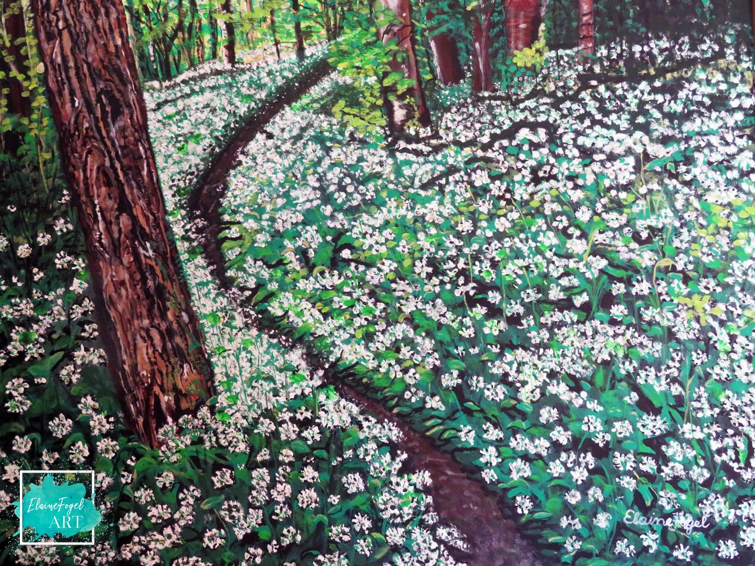 Wild Garlic Flowers | ElaineFogel Art