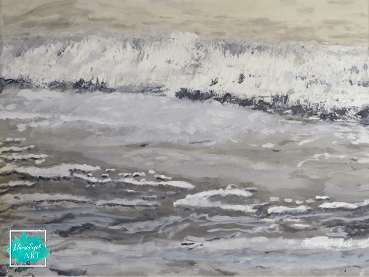 Silver Sea | ElaineFogel Art
